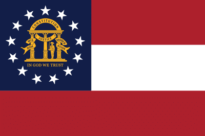 Georgia State Flag - AC Flag & Banner